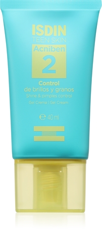 ISDIN Acniben Shine & Pimples Control Gel Cream gel krém pro mastnou a ...