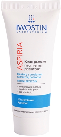 Iwostin Aspiria Cream to Treat Excessive Sweating | notino.co.uk
