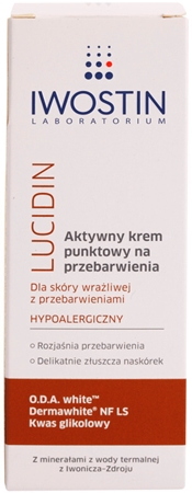 Iwostin Lucidin Active Day Cream for Pigment Spots Correction | notino ...