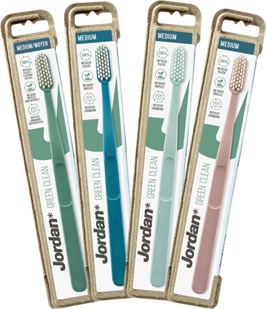 Jordan Green Clean Medium toothbrush | notino.co.uk