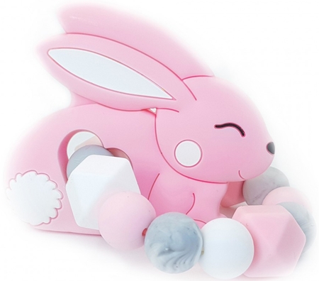 KidPro Teether Bunny Pink chew toy | notino.co.uk