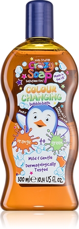 Kids Stuff Colour Changing Orange to Green colour-changing bath foam ...