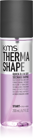 KMS Thermashape Quick Blow Dry styling protective hair spray for a ...