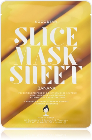 KOCOSTAR Slice Mask Sheet Banana närande arkmask för ansiktet För att ...