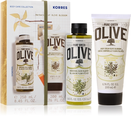 Korres Pure Greek Olive Blossom gift set for the body | notino.co.uk