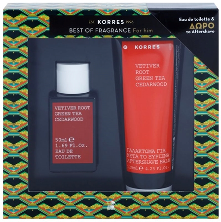 Korres Vetiver Root, Green Tea & Cedarwood Gift Set I. | notino.co.uk