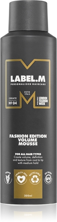 label.m Fashion Edition luxury volumising mousse for all hair types ...