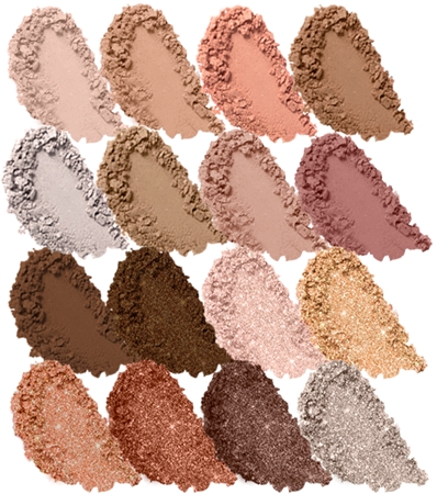 LAMEL 16 Shades Of Brown Acu ēnu palete | notino.lv