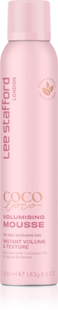 Lee Stafford CoCo LoCo Agave luxury volumising mousse for fine hair and hair without volume ...