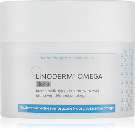 Linoderm Omega Light Cream лек крем за лице за чувствителна кожа на ...