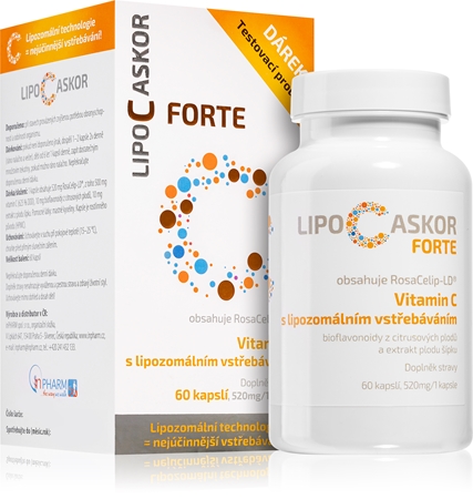 Lipo C Askor Forte capsules pour soutenir le système immunitaire, prendre soin de la peau et des ...