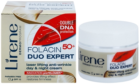 Lirene Folacin Duo Expert 50+ Day and Night Lifting Cream SPF 10 ...