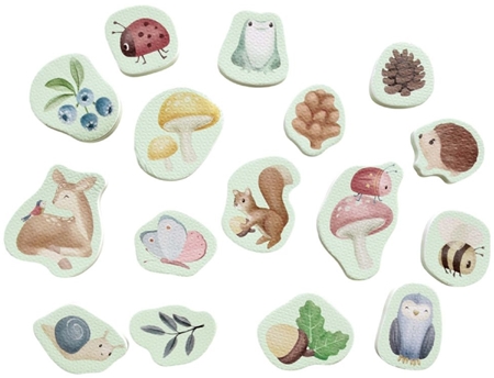 Little Dutch Forest Friends Bath Foam Figures pěnové samolepky do vany ...