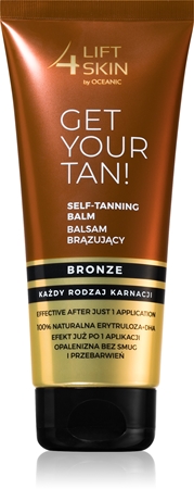Long 4 Lashes Lift 4 Skin Get Your Tan! Self-Tanning Balm for the body ...