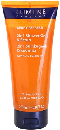 Lumene Berry Refresh Birch & Honey gel de duche esfoliante | notino.pt