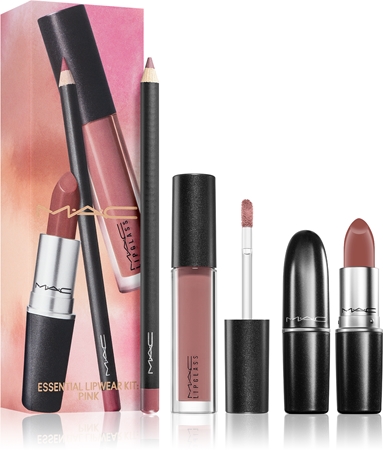 MAC Cosmetics Boldly Bare Essential Lipwear Kit Pink