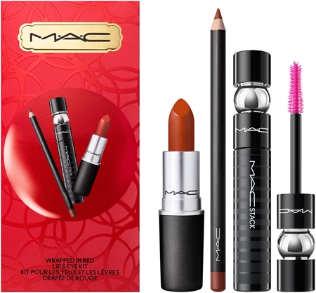 MAC Cosmetics Bubbles & Bows Wrapped In Red Lip & Eye Kit Geschenkset ...