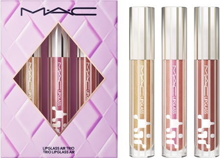 MAC Cosmetics Holiday Gloss Enthusiast Lipglass Air Trio gift set for ...