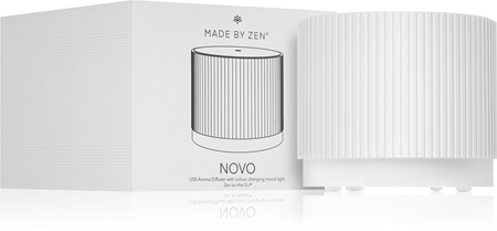 MADE BY ZEN Novo ultrasonic aroma diffuser and air humidifier White ...