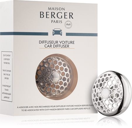 Maison Berger Paris Honey Comb Autoduft Clip (Chrome)