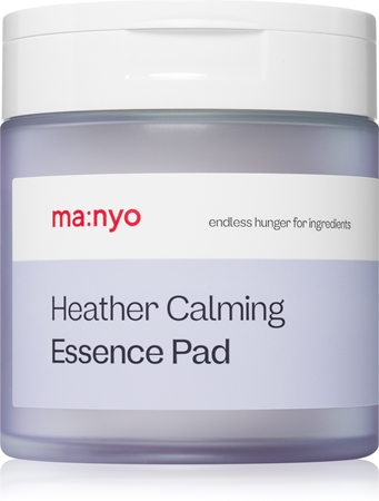 ma:nyo Heather Calming Essence Pad toner pads for sensitive and dry ...