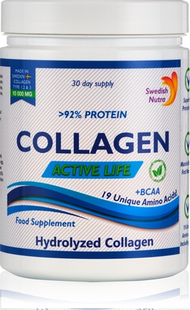 Swedish Nutra Collagen Active Life colagen în pulbere | Notino.ro