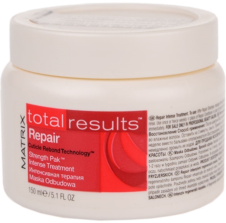Matrix Total Results Repair Intense Treatment Mask For Damaged Hair ...