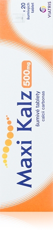 Maxi-Kalz Maxi-kalz 500mg šumivé tablety s vápníkem | notino.cz