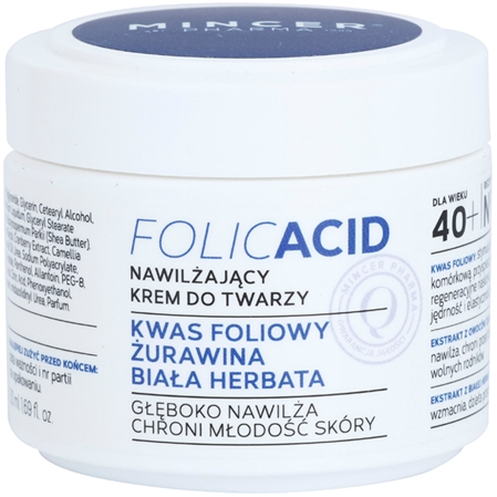 Mincer Pharma Folic Acid N° 450 Moisturizing Facial Cream 40+ | notino ...