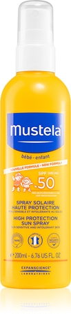 Mustela Bébé Kids' Sun Spray SPF 50 | notino.ie
