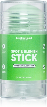 My White Secret Breakout + Aid Spot & Blemish Stick clay face mask for ...