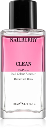 NAILBERRY Clean Bi-Phase Nail Colour Remover Nail Polish Remover with ...