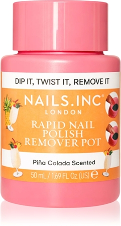 Nails Inc. Rapid Nail Polish Remover Pot Pina Colada Scented nagų lako ...