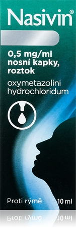 Nasivin Nasivin 0,5 mg/ml nosní kapky, roztok k uvolnění nosu a nosních ...