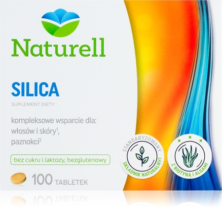 Naturell Silica tabletki piękne włosy, skóra i paznokcie