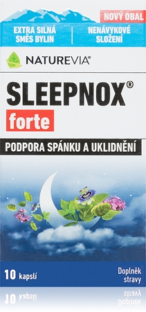 NatureVia Sleepnox Forte bylinné kapsuly pre pokojný spánok | notino.sk