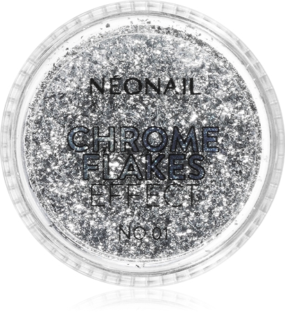 NEONAIL Chrome Flakes Effect No. 1 proszek brokatowy do paznokci