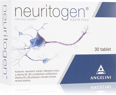 Neuritogen tablety doplněk stravy pro normální činnost nervové soustavy ...