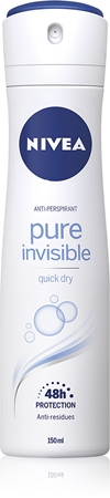 Nivea Pure Invisible Antiperspirant Spray Til kvinder | notino.dk