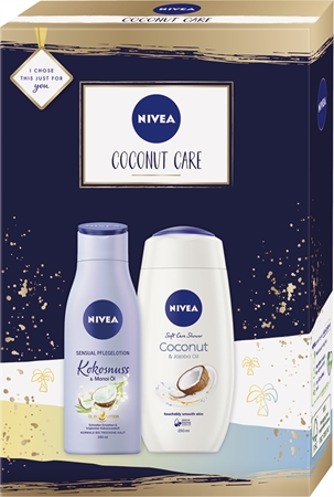 NIVEA Coconut Care gift set with nourishing and moisturising effect ...