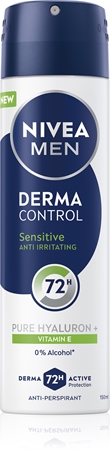 NIVEA MEN Derma Control Sensitive antiperspirant spray for sensitive ...
