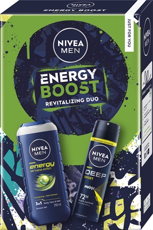 NIVEA Energy Boost gift set for the body | notino.co.uk