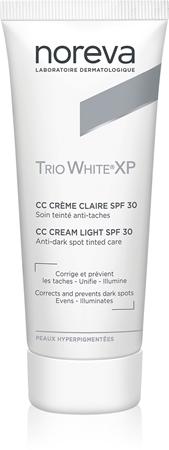 Noreva Trio White XP CC Cream Light SPF 30 CC cream per tinta uniforme ...
