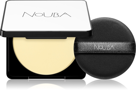 Nouba Soft Compact Silky Matt Powder N.9 (Pale Banana) transparentny puder