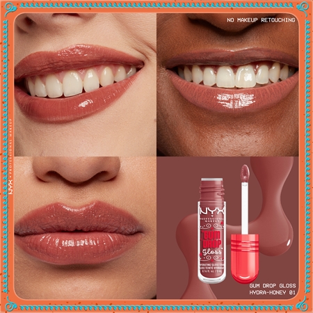 NYX Professional Makeup Gingerbaddie Land Gum Drop lip gloss | notino.co.uk