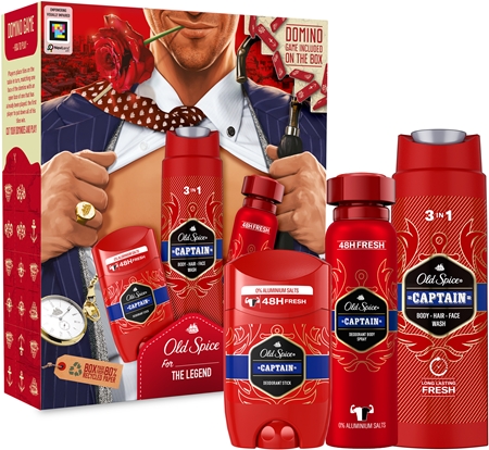 Old Spice Captain Gentleman Set Gift Set (for men) | notino.ie