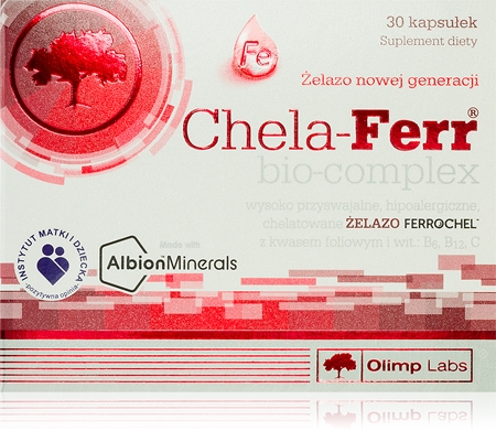 Olimp Chela-Ferr bio complex kapsułki do wsparcia metabolizmu ...