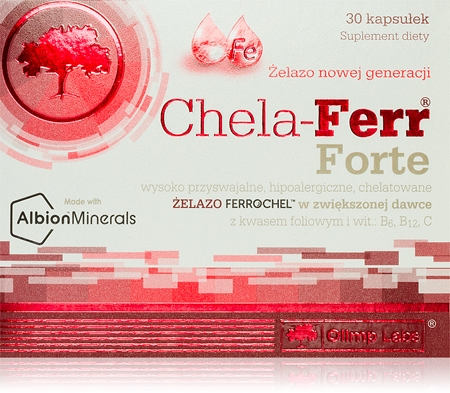 Olimp Chela-Ferr Forte kapsułki na wsparcie prawidłowego tworzenia ...