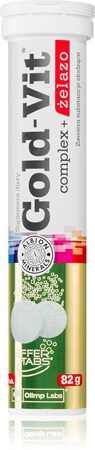 Olimp Gold-Vit® complex+żelazo tabletki musujące do wsparcia ...
