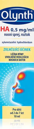 Olynth Olynth HA 0,5 mg/ml nosní sprej, roztok | notino.cz